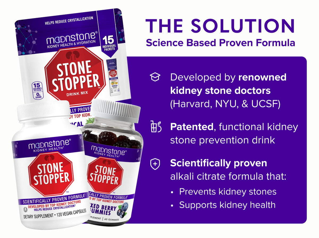 Moonstone Kidney Stone Supplements - Best Nutrition Drink & Citrate for ...