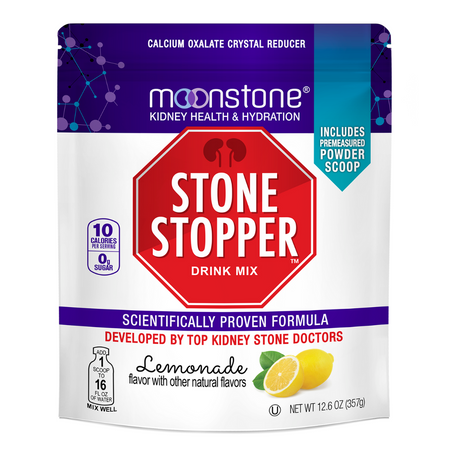 Moonstone Stone Stopper Lemonade Drink Mix, 30 Day Supply (30 Servings)
